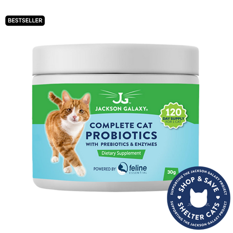 Complete Cat Probiotics with Prebiotics & Enzymes by Jackson Galaxy