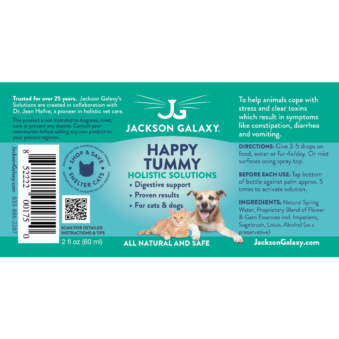 Happy Tummy - Constipation in Cats Treatment by Jackson Galaxy