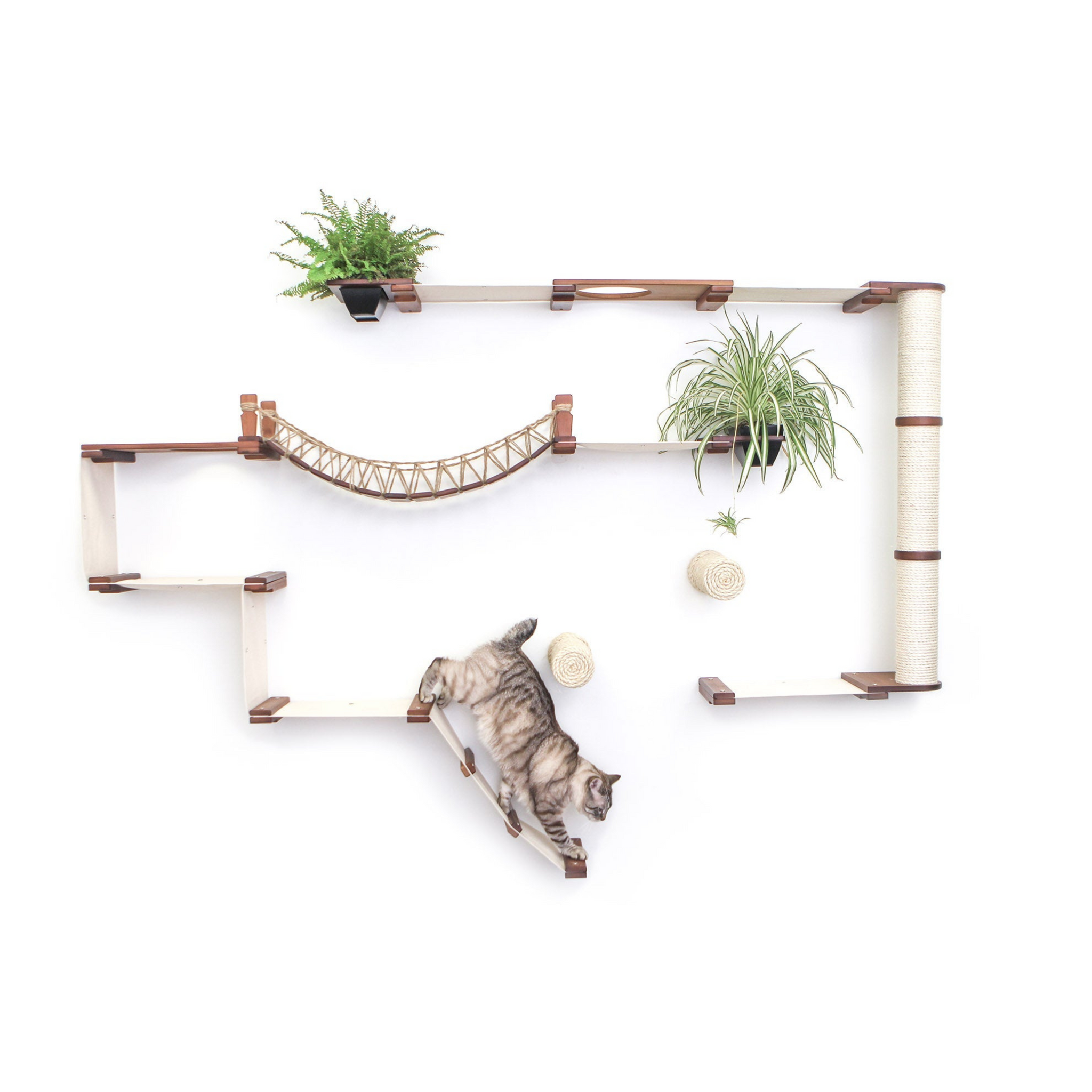 The Juggernaut Wall Mounted Cat Tree Condo By Catastrophic Creations