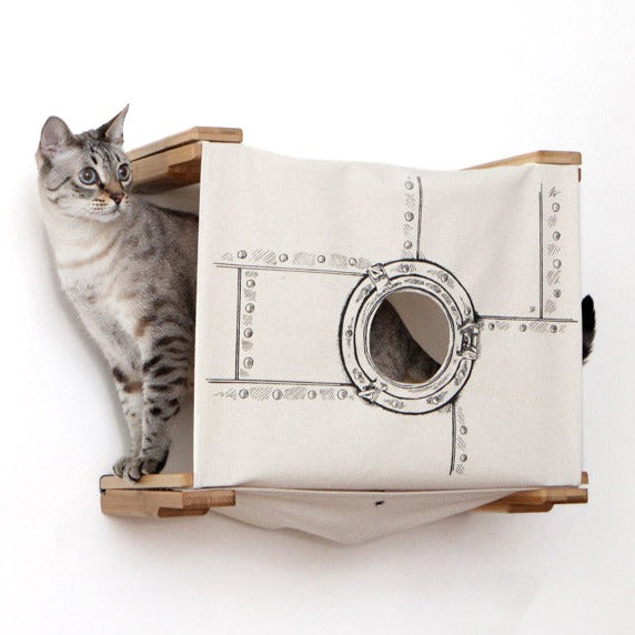Cat Wall Cubby Enclosed Cat Bed By Catastrophic Creations Jackson