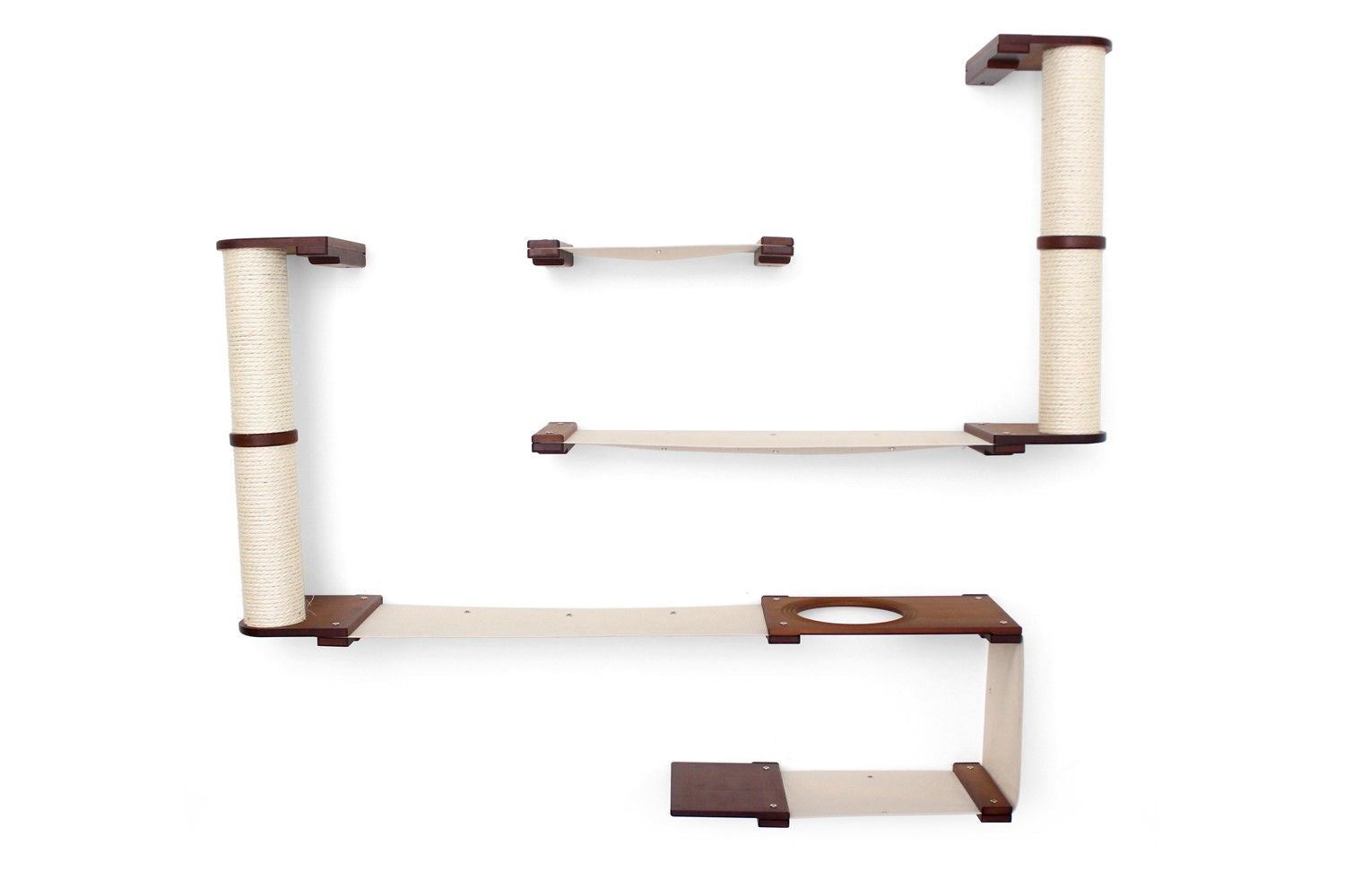 The Roman Cat Condo Wall Mounted Cat Scratcher By Catastrophic Creat
