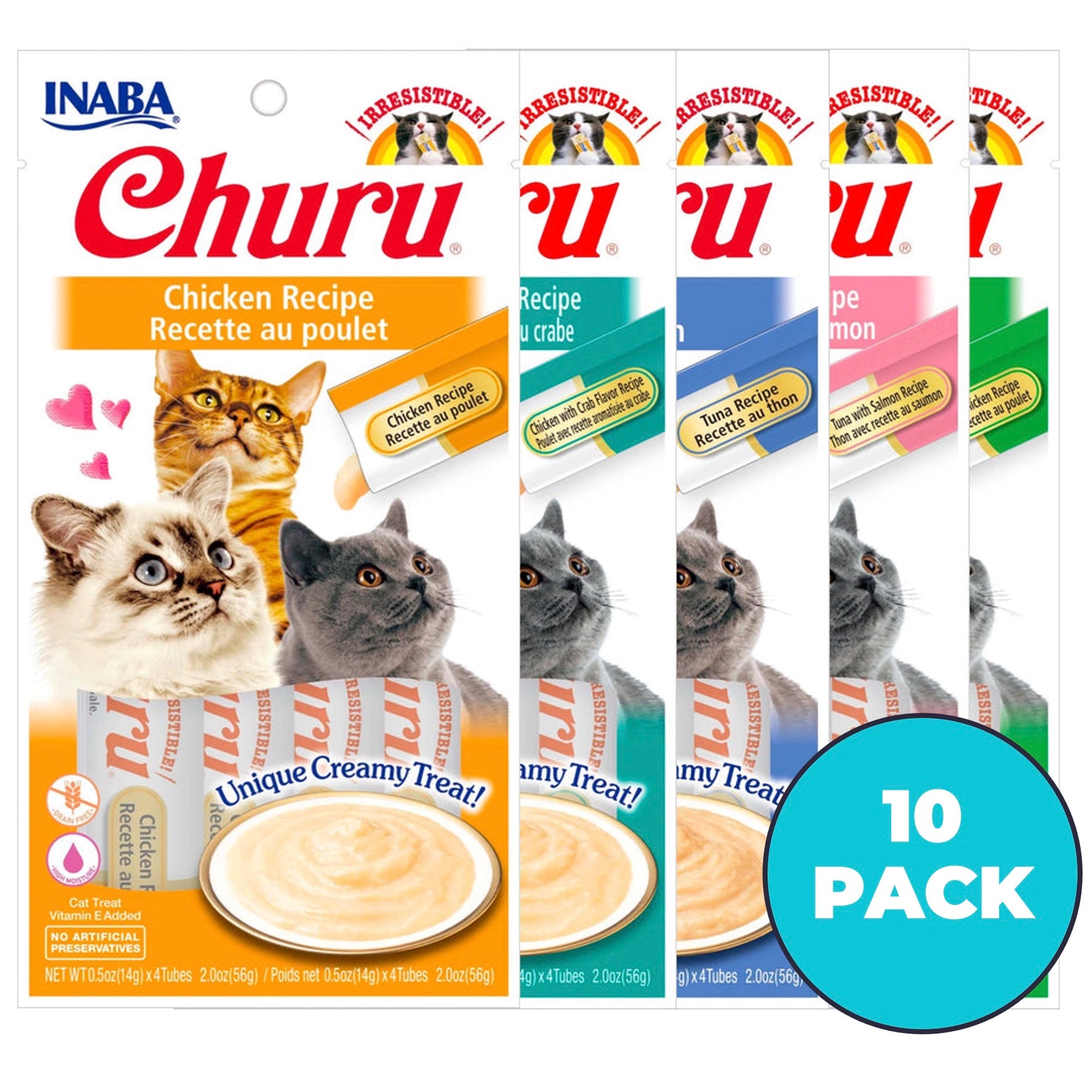 Inaba Churu Big Bundle - 10 Pack (40 Tubes) – Jackson Galaxy